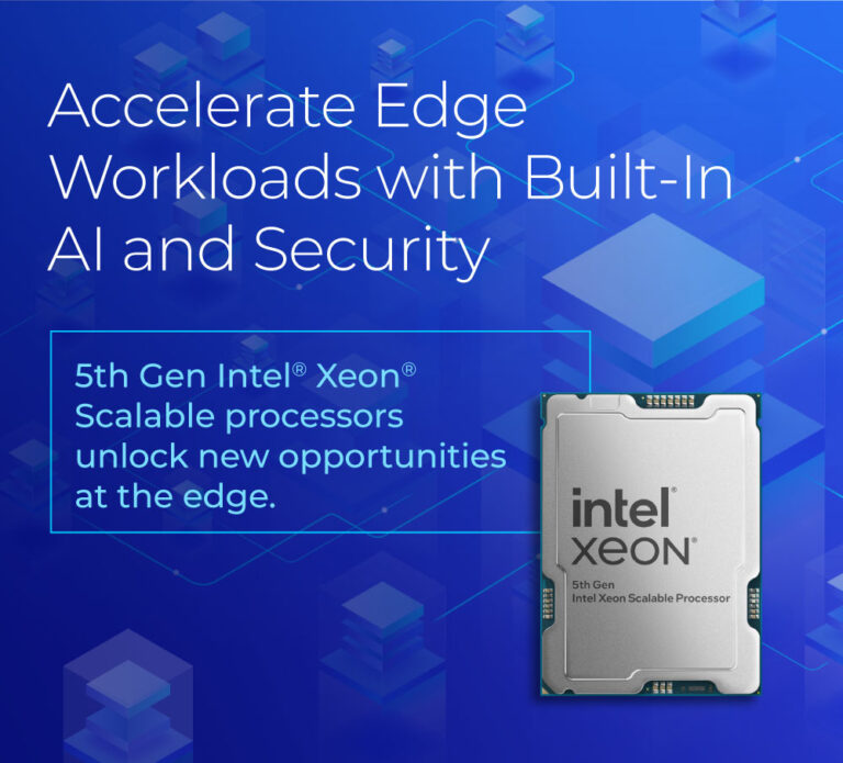 Intel 5th Gen Xeon Edge infographic - XENON Systems